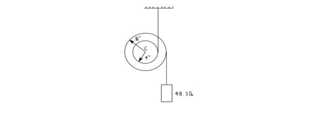 Determine la aceleración del centro de masa C de las | Chegg.com