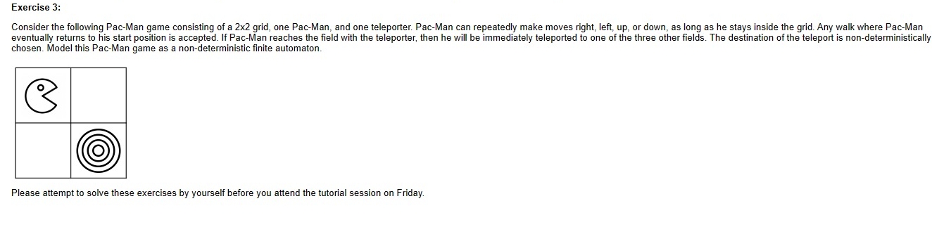 Solved Exercise 3: chosen. Model this Pac-Man game as a | Chegg.com