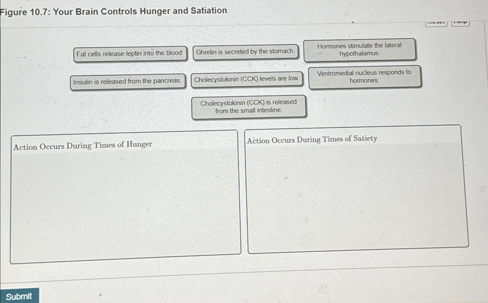 Solved Figure 10.7: Your Brain Controls Hunger and | Chegg.com