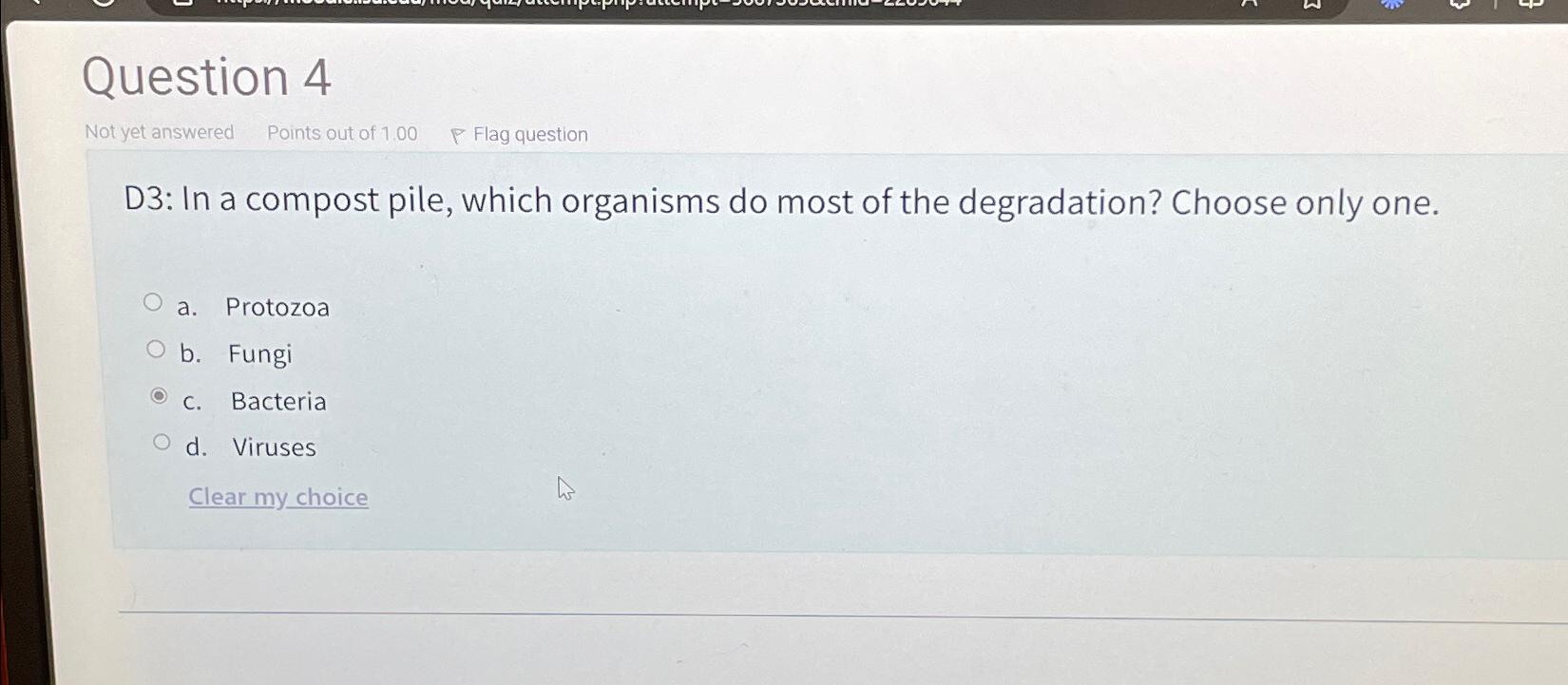 Solved Question 4Not yet answeredPoints out of 1.00Flag | Chegg.com