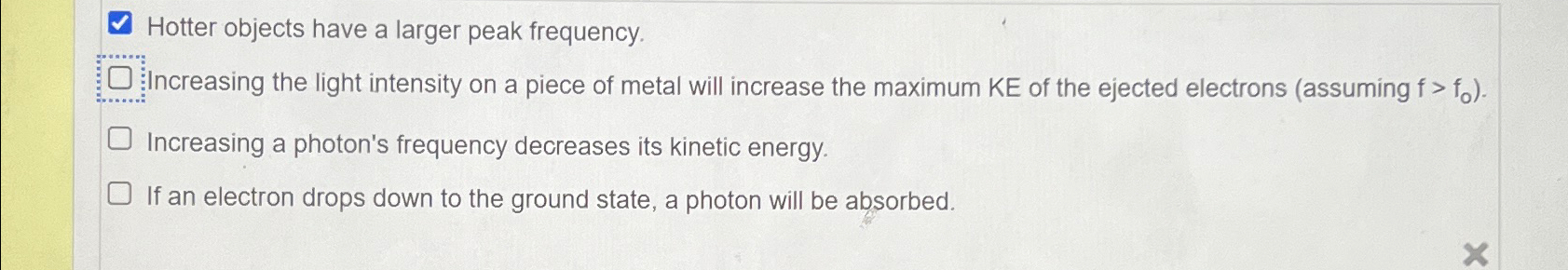 Solved Hotter objects have a larger peak | Chegg.com