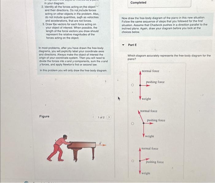 Solved 2. Identity all the forces acting on the object and | Chegg.com