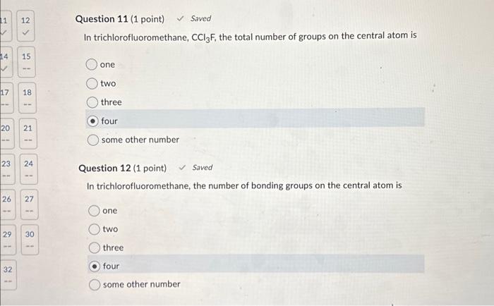 Solved In ammonia, NH3, the total number of groups on the | Chegg.com