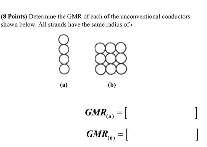 Solved (8 Points) Determine the GMR of each of the | Chegg.com