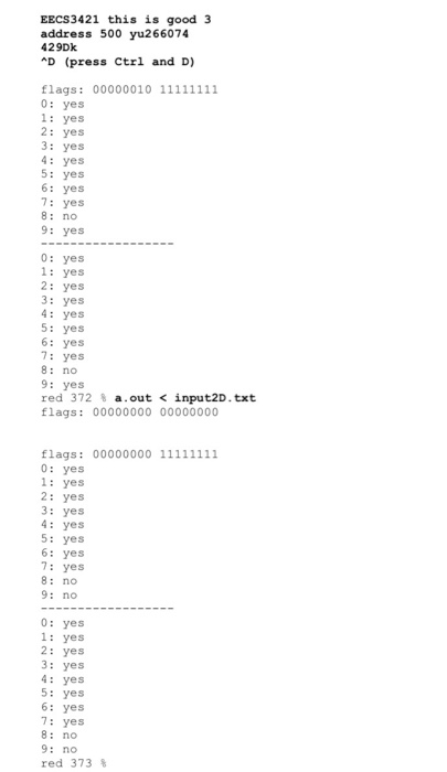 Solved 7 Problem E1 Bits As Boolean Flags 71 Specification 