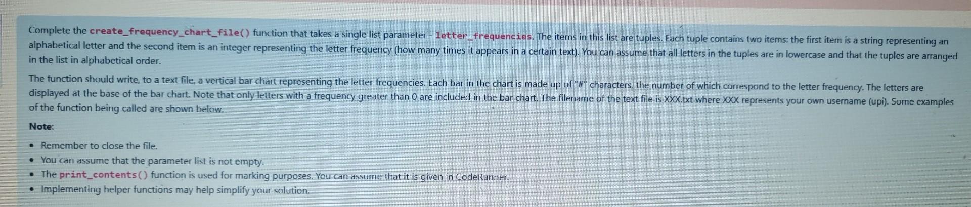 Solved in the list in alphabetical order. of the function | Chegg.com