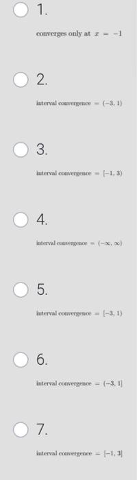 Solved Determine the interval of convergence of the series | Chegg.com