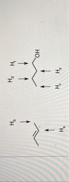 Solved How will the chemical shifts of hydrogens Hc−Hf | Chegg.com