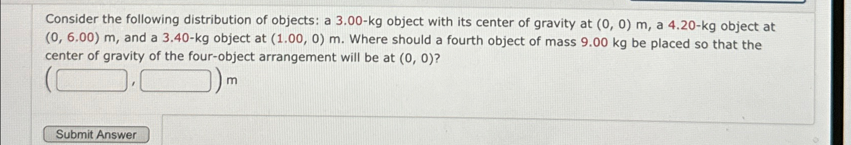 Solved Consider the following distribution of objects: a | Chegg.com