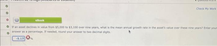 Solved If an asset declines in value from $5,000 to $3,100 | Chegg.com