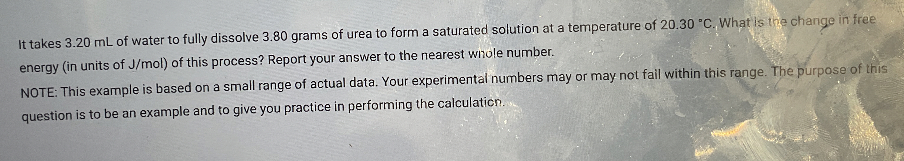 It takes 3.20mL ﻿of water to fully dissolve 3.80 | Chegg.com