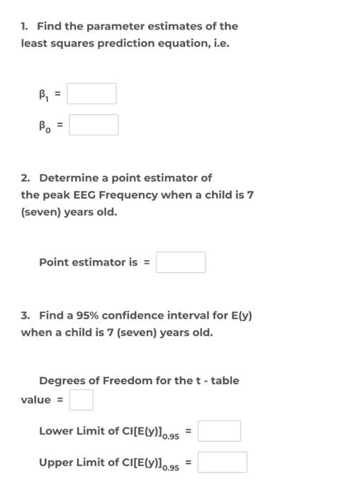 Solved An Electroencephalogram (EEG) is a tracing of brain | Chegg.com