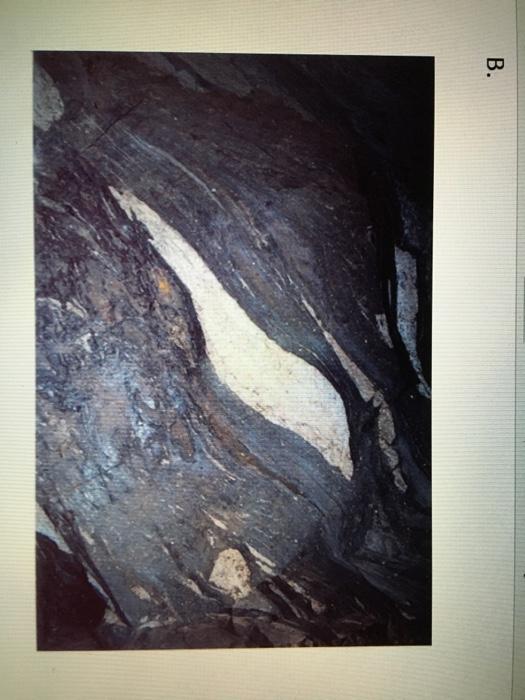 Solved 7. A.) Draw an interpretative sketch and describe the | Chegg.com