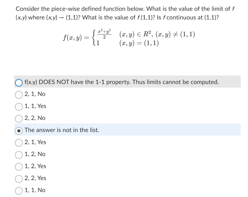 Solved Consider the piece-wise defined function below. What | Chegg.com