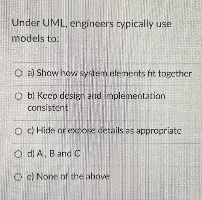 Solved SCD enables engineers to: a) Establish the | Chegg.com