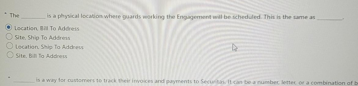 Solved The is a physical location where guards working the | Chegg.com