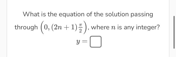 Solved The figure below shows the slope field for the | Chegg.com