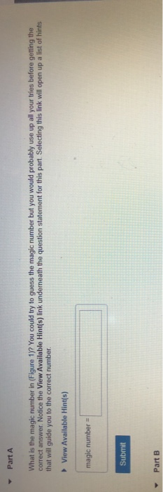 Part A What is the magic number in (Figure 1)? You | Chegg.com