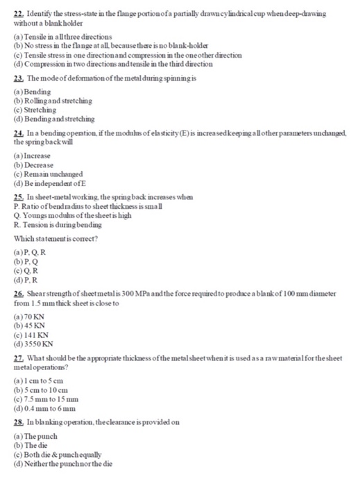 Solved 10. The maximum possible draftin cold rolling of | Chegg.com