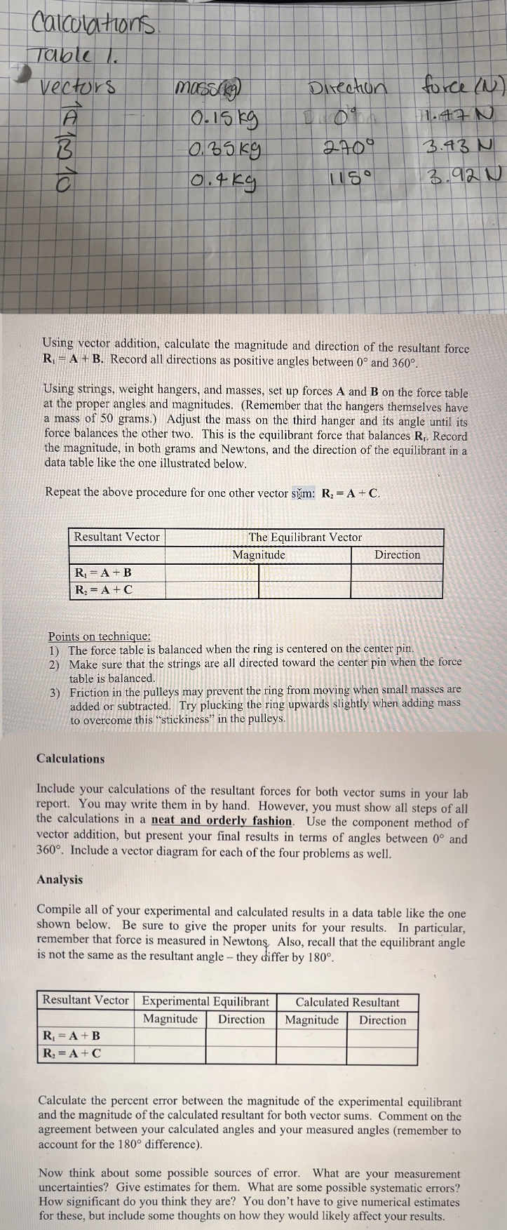 Solved The hanger balancing the other two is vector C. | Chegg.com