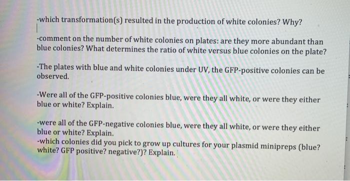 Solved -which transformation(s) resulted in the production | Chegg.com