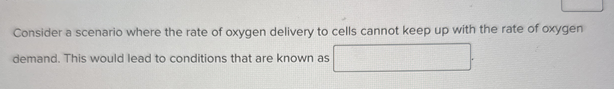 Solved Consider a scenario where the rate of oxygen delivery | Chegg.com