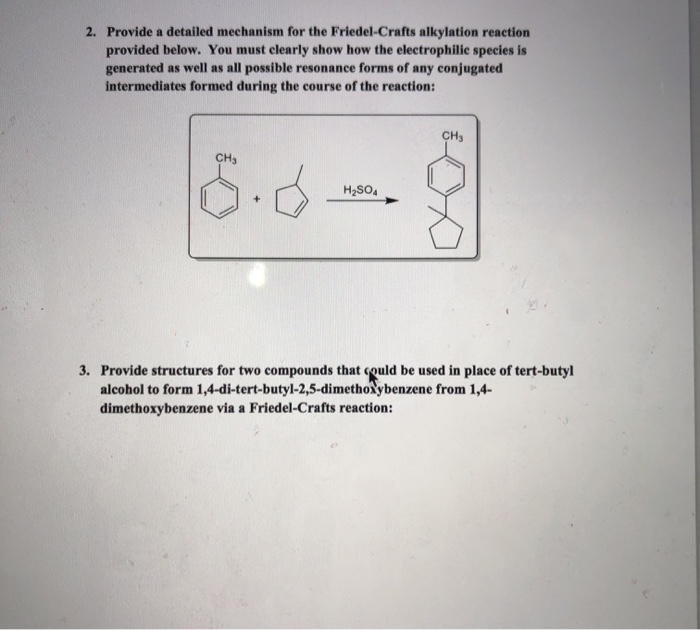 Solved 2. Provide a detailed mechanism for the | Chegg.com