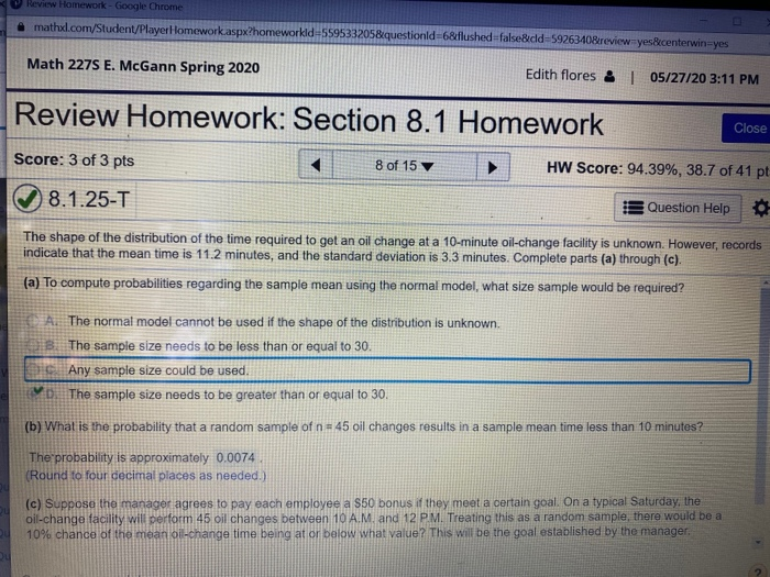 Solved Review Homework - Google Chrome | Chegg.com