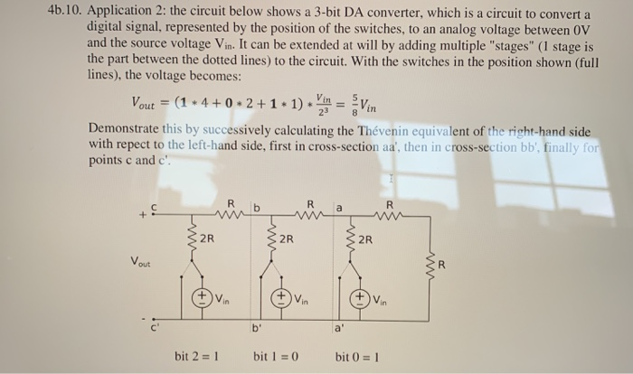 Solved 46.10. Application 2: the circuit below shows a 3-bit | Chegg.com