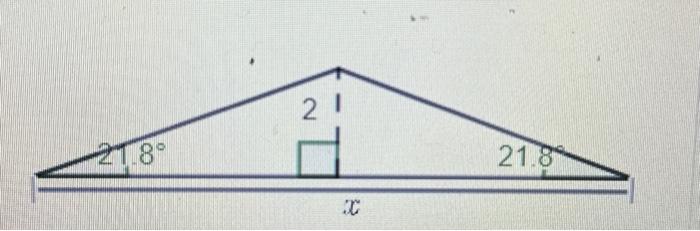 Solved find x | Chegg.com