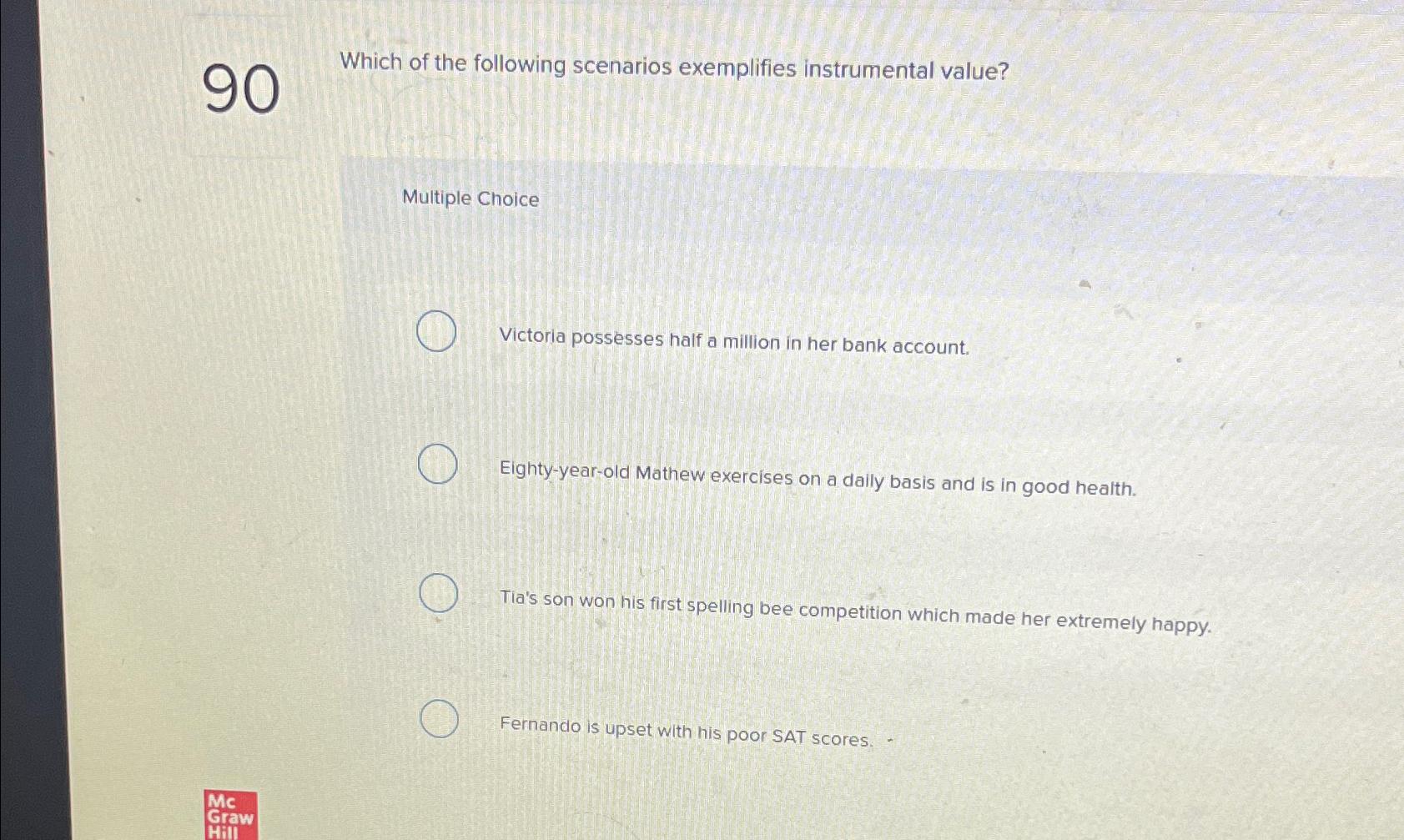 Solved 90Which of the following scenarios exemplifies | Chegg.com