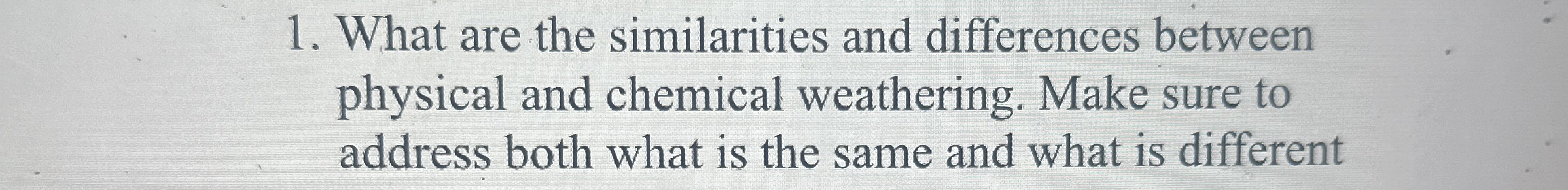 Solved What are the similarities and differences | Chegg.com