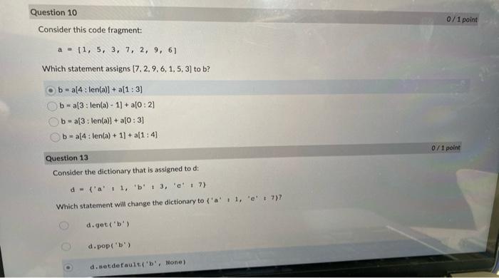 Solved Given this code fragment: t=(1,2,3) Match each action | Chegg.com