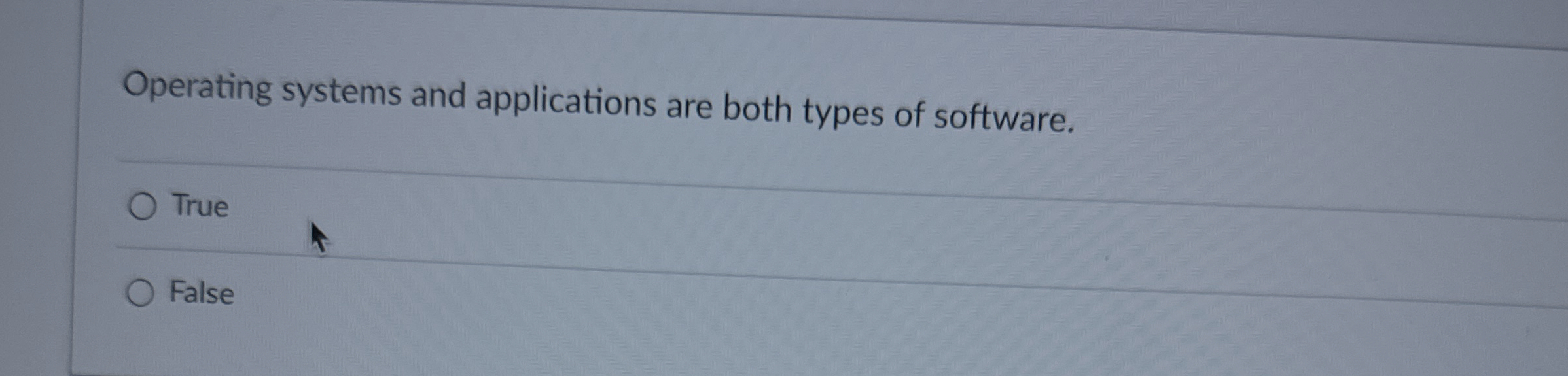 Solved Operating systems and applications are both types of | Chegg.com