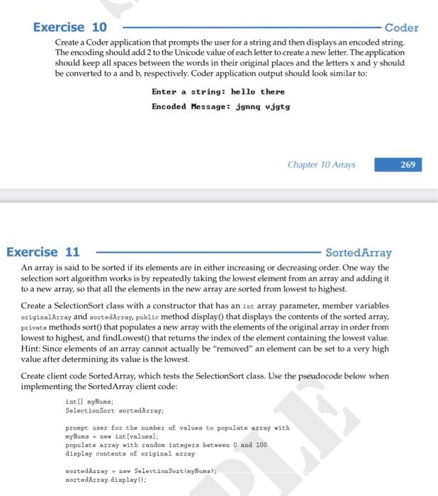 Solved Create A Coder Application That Prompts The User For 1381