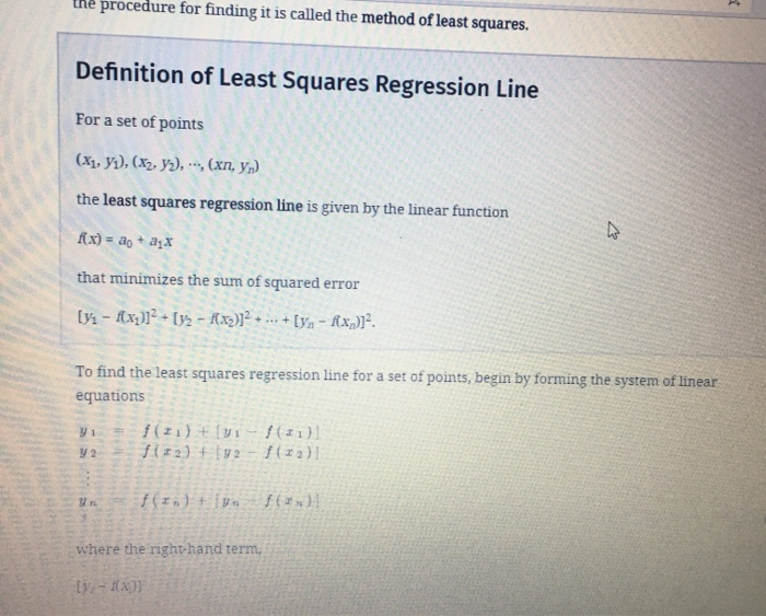 Solved 2. The least-squares form of linear regression can | Chegg.com