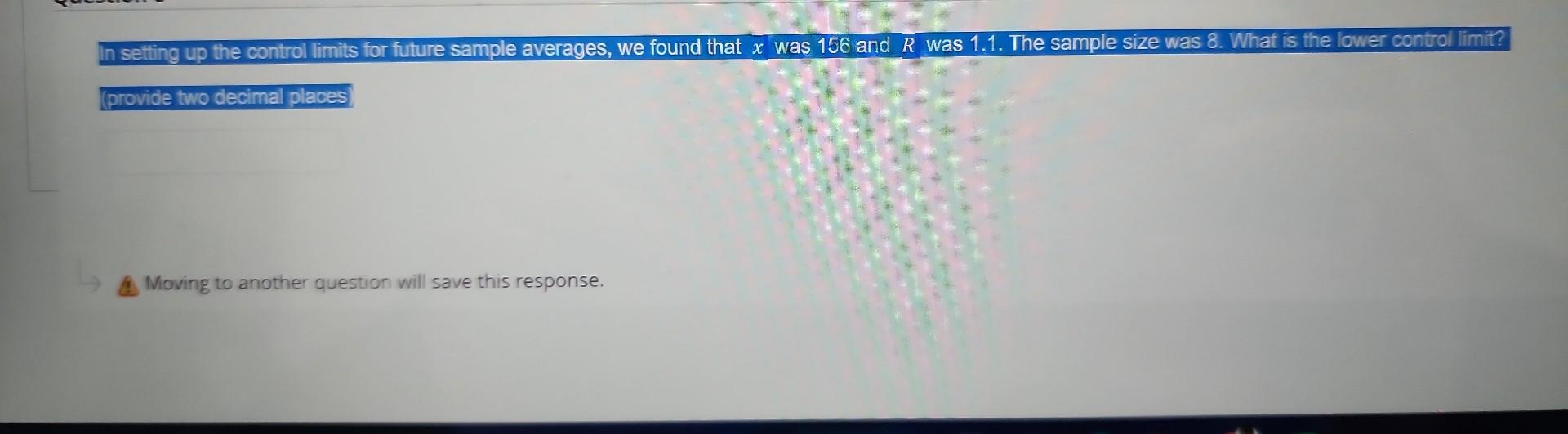 Solved In setting up the control limits for future sample | Chegg.com