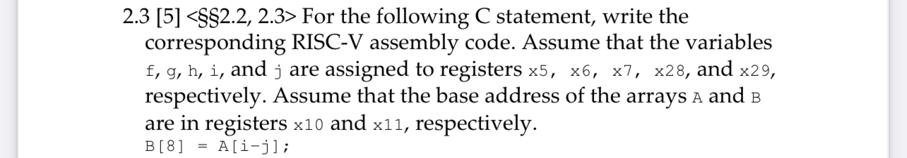 Solved 23 5 ﻿for The Following C ﻿statement 