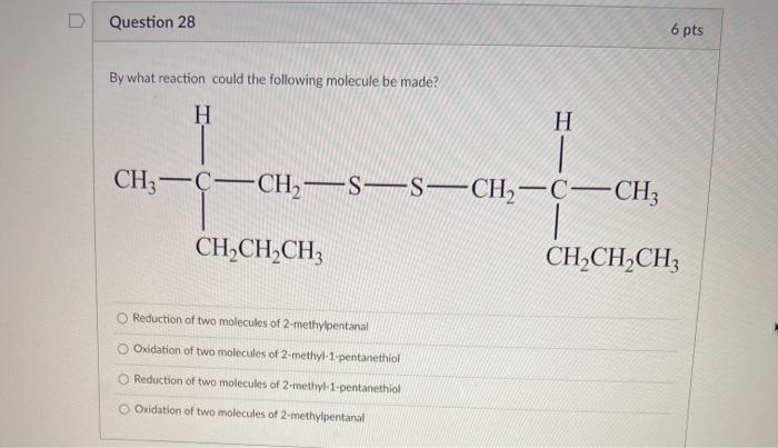 Solved Question 27 6 pts What is the name and classification | Chegg.com