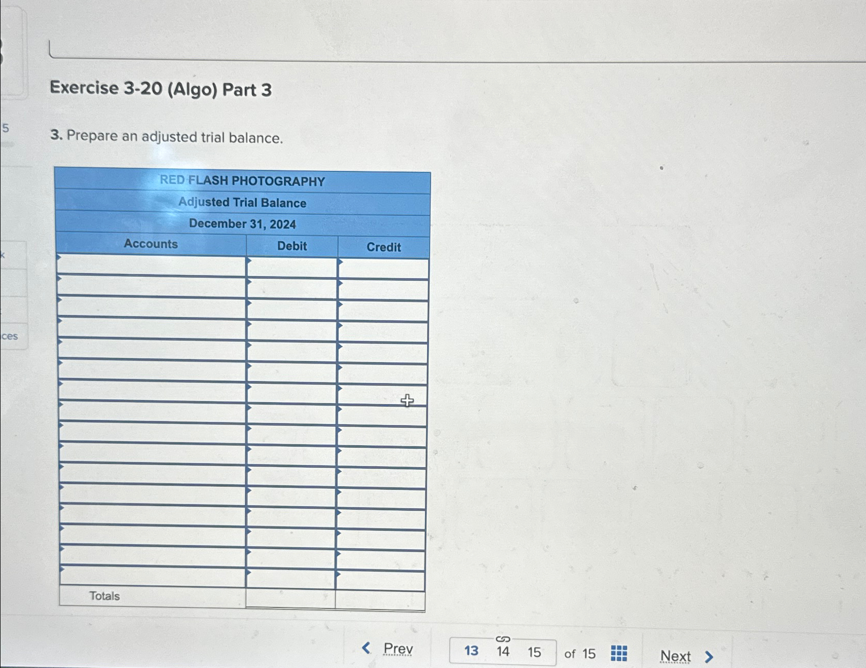 Solved !Required informationExercise 3-20 (Algo) ﻿Record | Chegg.com