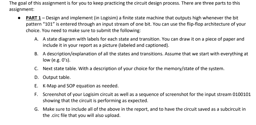 Solved The goal of this assignment is for you to keep | Chegg.com