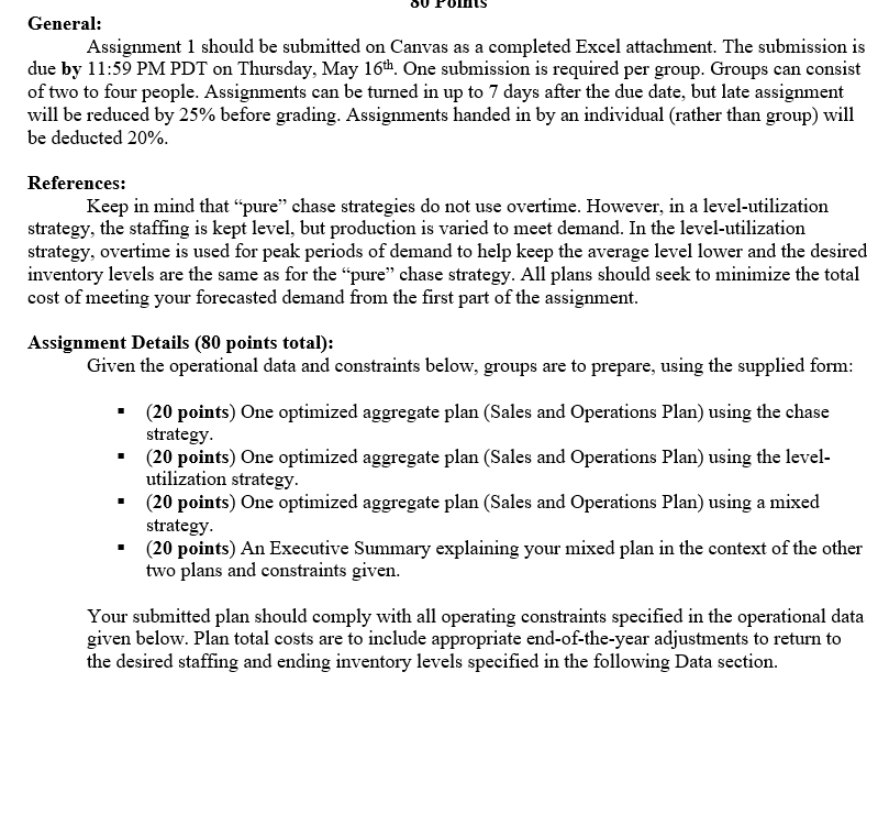 Solved General:Assignment 1 ﻿should be submitted on Canvas | Chegg.com