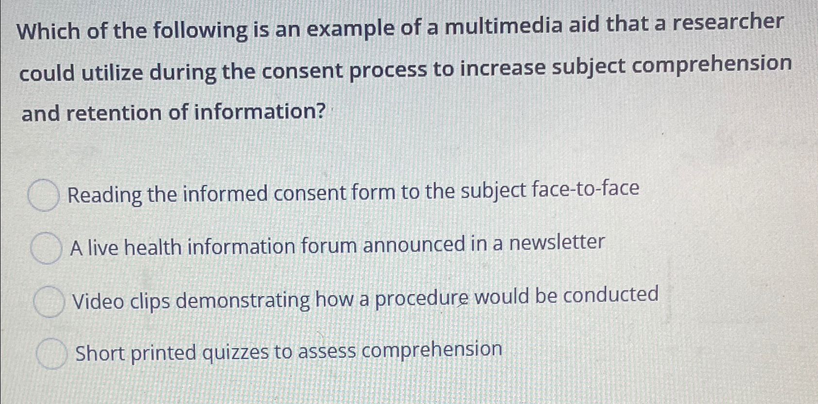 Solved Which of the following is an example of a multimedia | Chegg.com