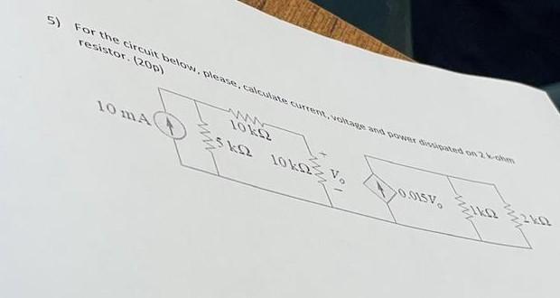 Solved 1) For the circuit below, find V1,V2,V3, and V4 | Chegg.com