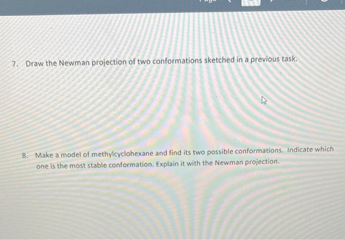 Solved Part B. Cycloalkanes 5. Make models for cyclopentane. | Chegg.com