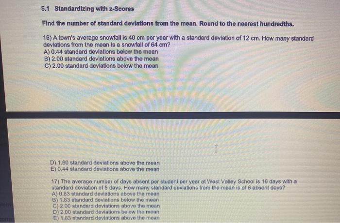 Solved Chapter 4 Understanding and Comparing Distributions | Chegg.com