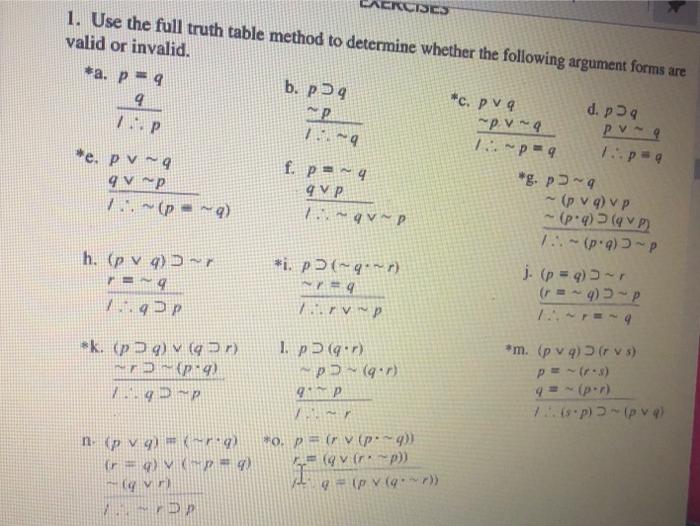 Solved understanding symbolic logic question 3 f question 2 | Chegg.com