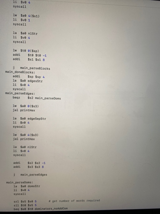 CMPUT 229 Lab 5 - Basic Blocks Write your code in | Chegg.com