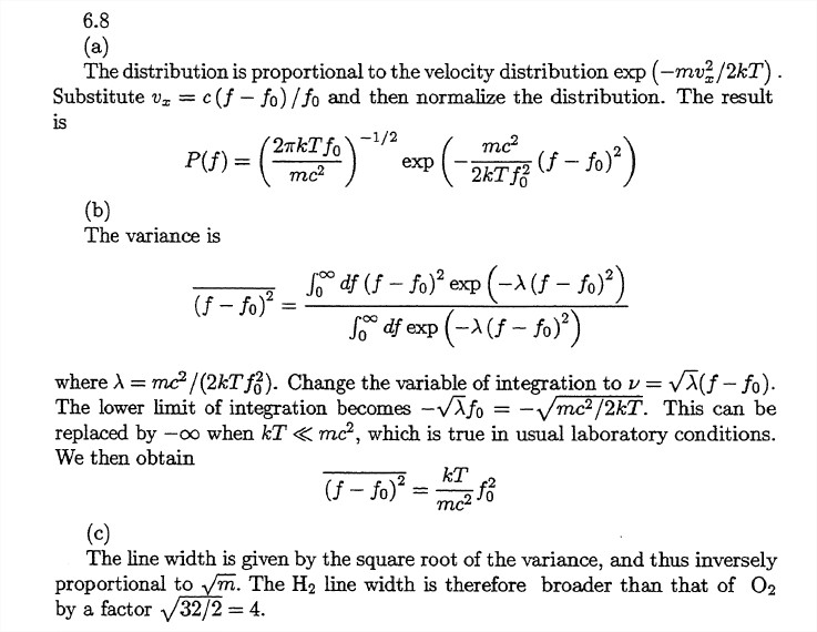 Solved The Doppler formula for the observed frequency f from | Chegg.com