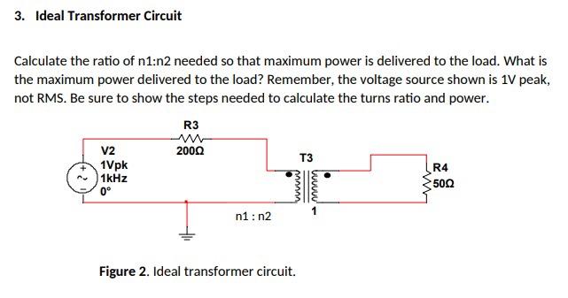 Solved 2. Non-Ideal Transformer Circuit Use mesh analysis on | Chegg.com